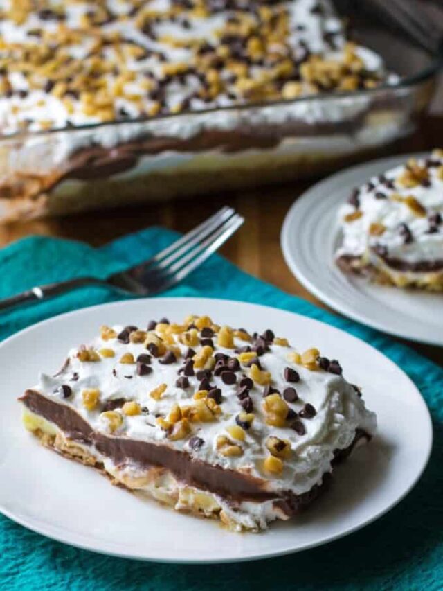 Seven Layer Pudding Dessert | A Wicked Whisk