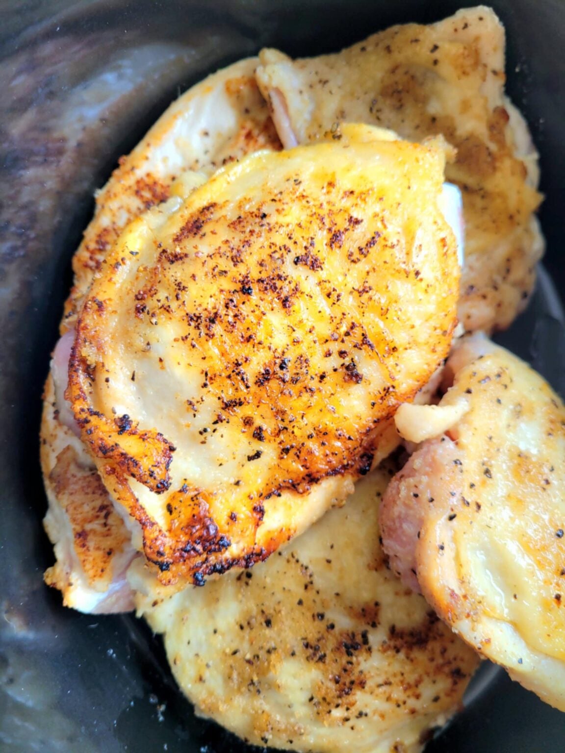 Slow Cooker Asian Chicken Thighs | A Wicked Whisk