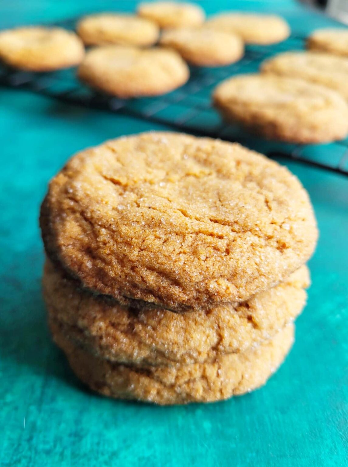Chewy Spicy Ginger Cookies | A Wicked Whisk